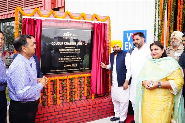 CM DEDICATED JSW STEEL COATING PRODUCTS LTD PLANT AT RAJPURA-GHANAURM