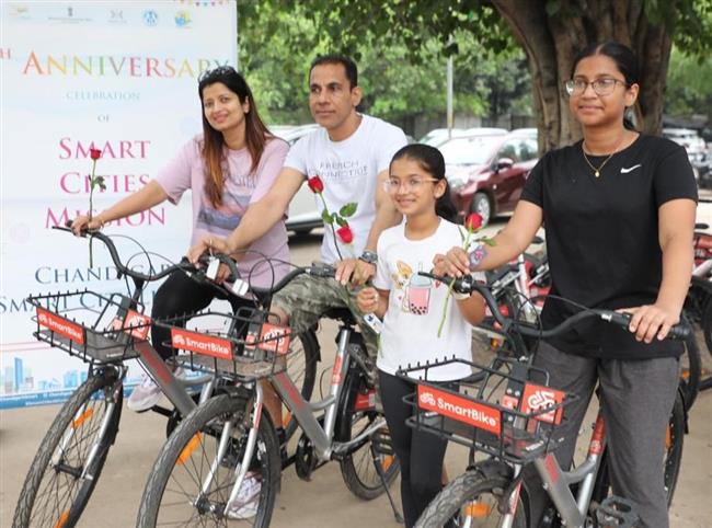 CHANDIGARH SMART CITY ACHIEVES MILESTONE WITH LARGEST PUBLIC BIKE ...