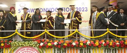 PU LAW DEPTT. FIFTH CONVOCATION CEREMONY HELD , 1231 STUDENTS GETS DEGREE