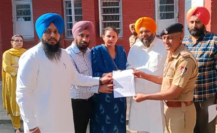 BJP PUNJAB DELEGATION REGISTERS POLICE COMPLAINT AGAINST SANDEEP DAYMA ...