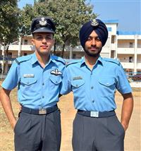 EIGHT YOUNG OFFICERS FROM PUNJAB COMMISSIONED INTO INDIAN ARMY & AIR FORCE